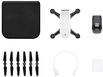 DJI Spark Portable Mini Drone Alpine White - FleetCart